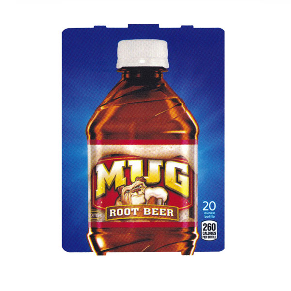 Mug Root Beer HVV 20 oz bottle flavor strip - Vending World